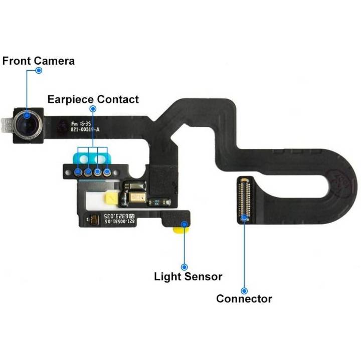 iphone 7 Plus Front Camera Flex Cable (strip) With Proximity Sensor ...