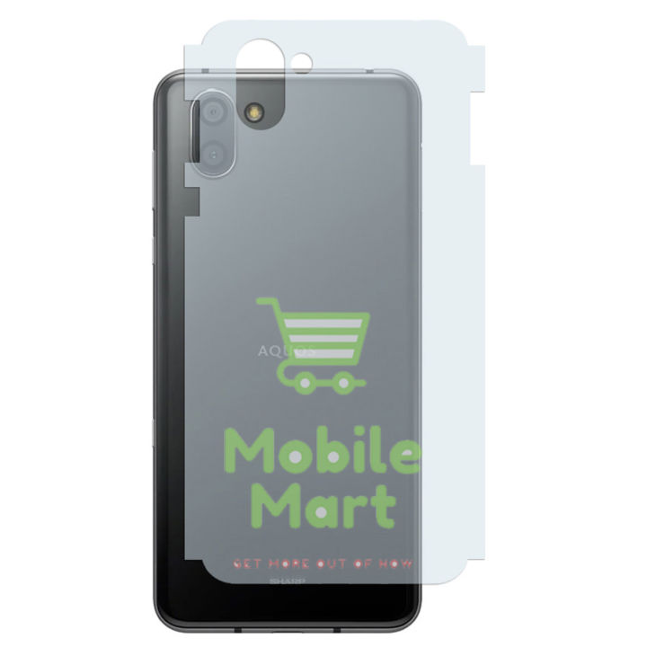 Sharp Aquos R3 Soft Film Protector Back Matte Protector Soft Skin Sheet ...
