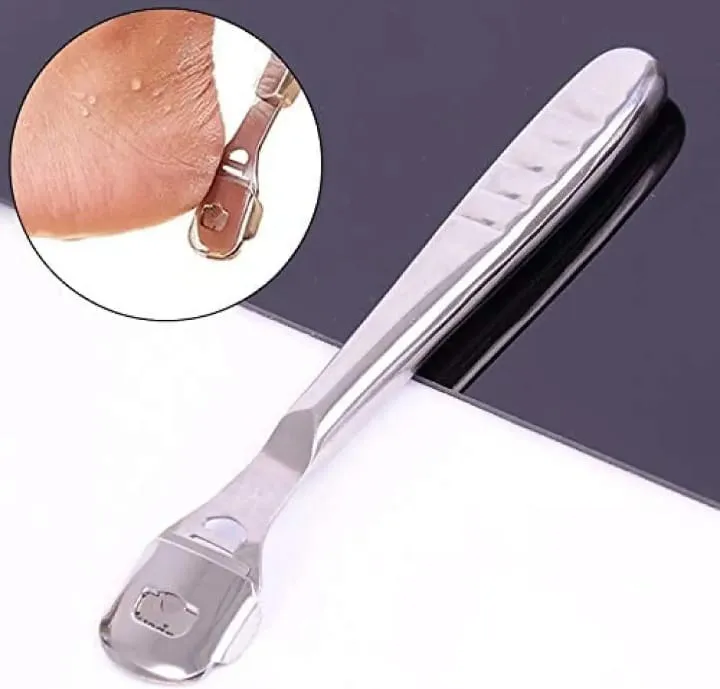 Superior Stainless Steel Foot Scraper - Skin Callus Remover Pedicure ...