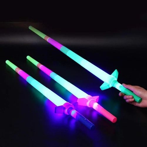 Prime LED Light Up Sword Toy Glow in The Dark Toy Mini Flash Weapon ...