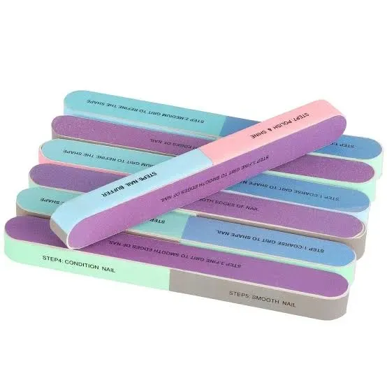 Nail Buffer 7-sided / Pedicure Manicure / Nail Filer / Nail Shiner ...
