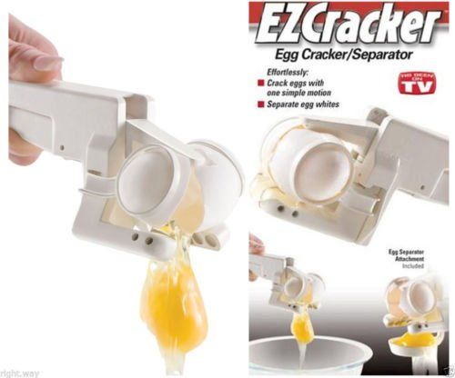 Handheld Egg Cracker With Separator For Both Raw Or Boiled Eggs | Daraz.pk