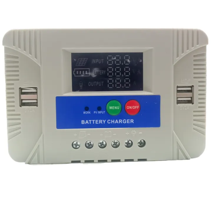 PWM Solar Controller LCD Display 20A 30A with Multiple USB sockets for ...