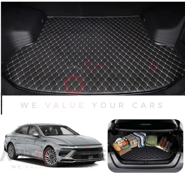 Hyundai Sonata 7D Custom Car Trunk Mat - Model 2025 | Daraz.pk