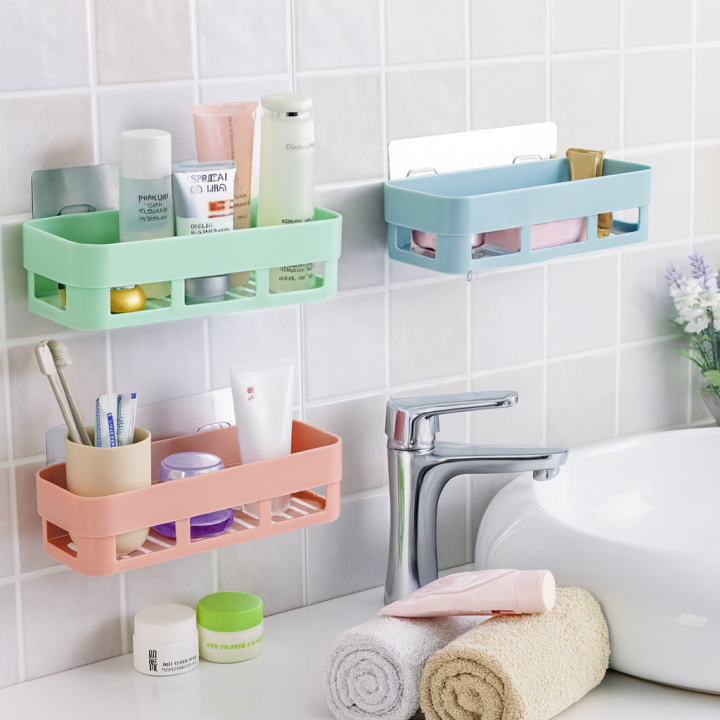 Plastic Inter Design Bathroom Kitchen Organize Shelf Rack Shower Corner ...
