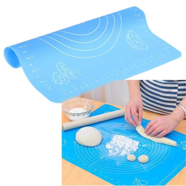 1 pcs Non-Stick Flour Silicone Baking Roti Mat 40cm x 50cm , Pastry ...