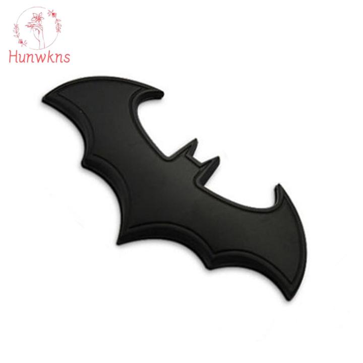 Badge Emblem Sticker Bat Pattern Mini Metal Bat Car Decor Stickers ...