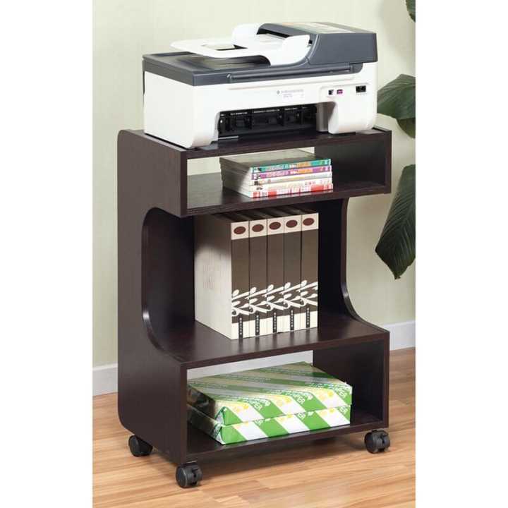 Printer Trolley Printer Stand With lockable wheels Printer Storage Rack ...