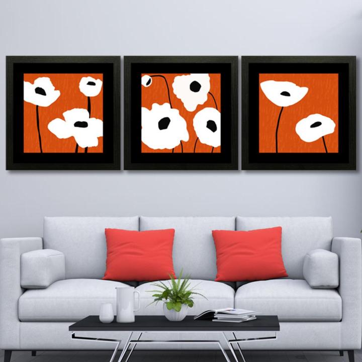 Set of 3 Floral Wall Art Frames, Collage Frames For Wall, Collage ...