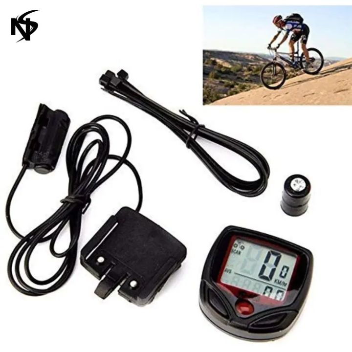 cycle speedometer - stopwatch - LCD odometer - waterproof - fast speed ...