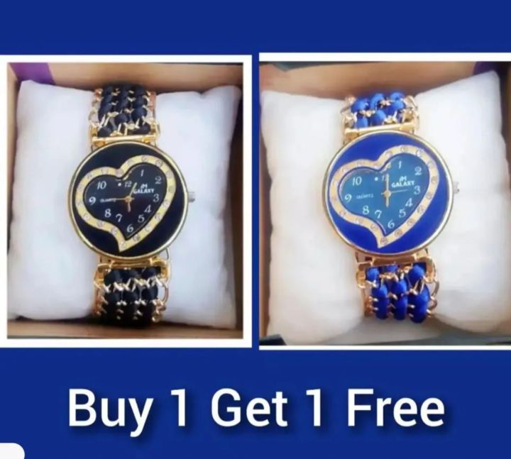 2024 Big Deal Buy one watch Get one Free for Girls Fashion Heart Shap ...