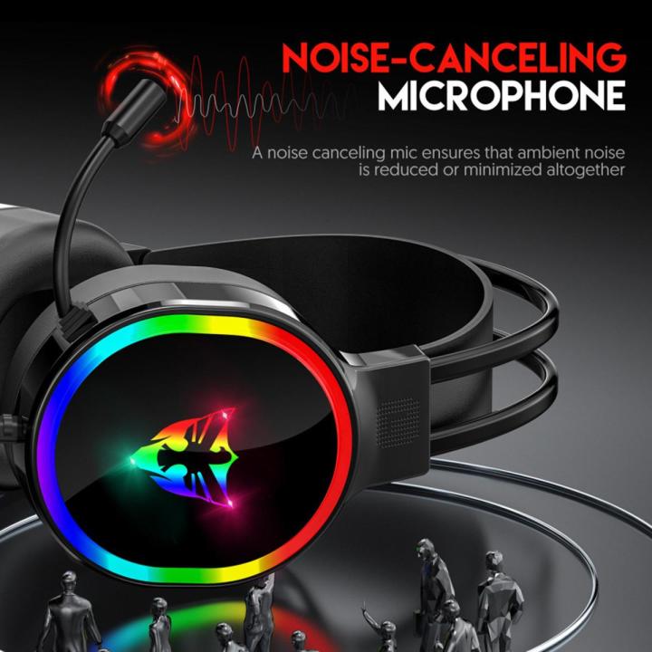 G607 Wired Gaming Headset With Microphone And RGB LED | Daraz.pk