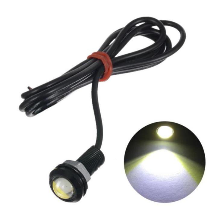 12V 18MM Car Motorcycle LED Eagle Eye Light Fog DRL Reverse Parking ...