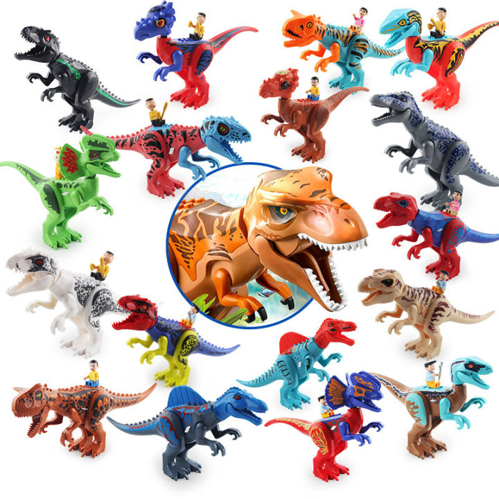 Dinosaur World 77009 Small Dinosaur Building Blocks 77001-1-6 Children ...