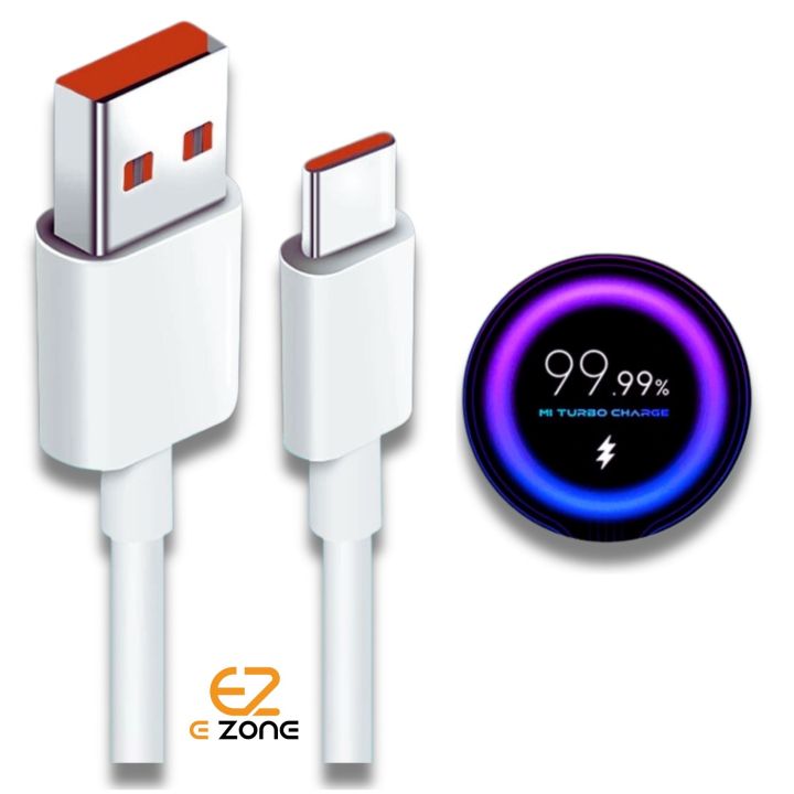 EZone Original Turbo Charge Cable 120W Type C | Fast Charging Cable ...