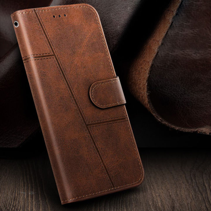 Vantime for Xiaomi Redmi 12C 13C POCO C65 Retro PU Leather Wallet Case Flip Clasp Stand Cards ...