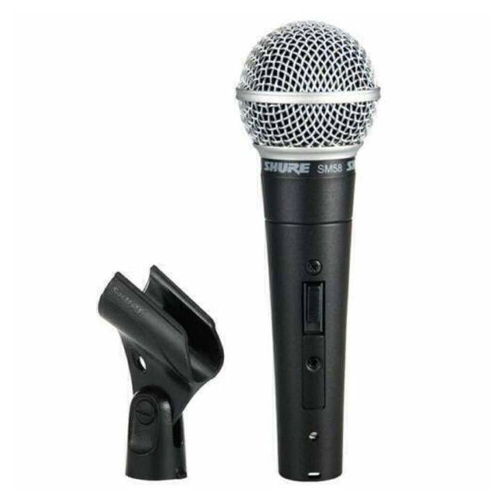 For Shure SM58 Dynamic Vocal Microphone-Wired Mic with Switch With Cable | Daraz.pk
