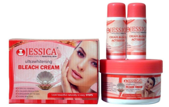 Jessica Ultra White Bleach Cream & Activator - Salon Pack | Daraz.pk