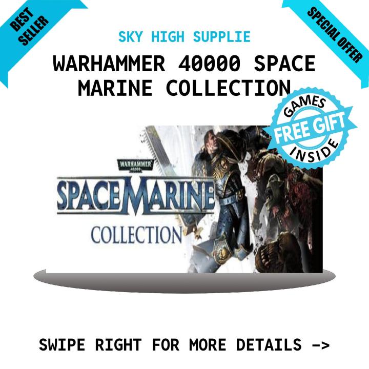 WARHAMMER 40000 SPACE MARINE COLLECTION Game for PC - with complete ...