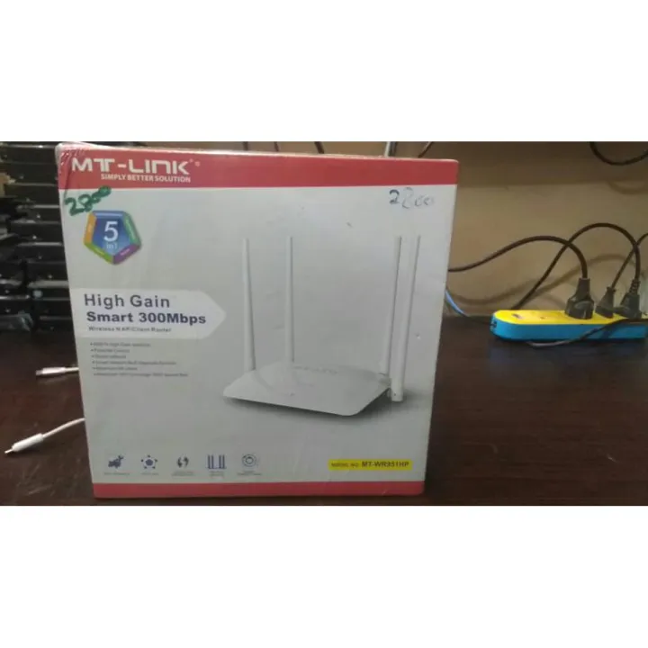 MT Link Rauter 4 antine Wireless Rauter High Gain Smart 300Mbps Model ...