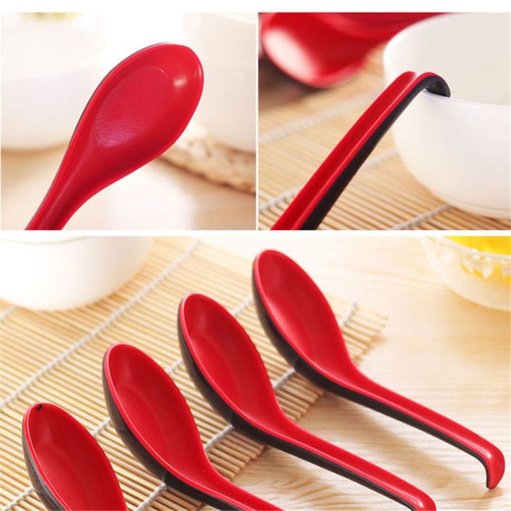 Home Black Hot Red Bowl Color Japanese Flatware Plastic | Daraz.pk