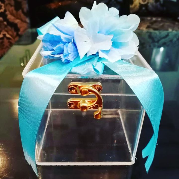 Acrylic Bid Box CupCake Box engagement favor Give Away Box | Daraz.pk