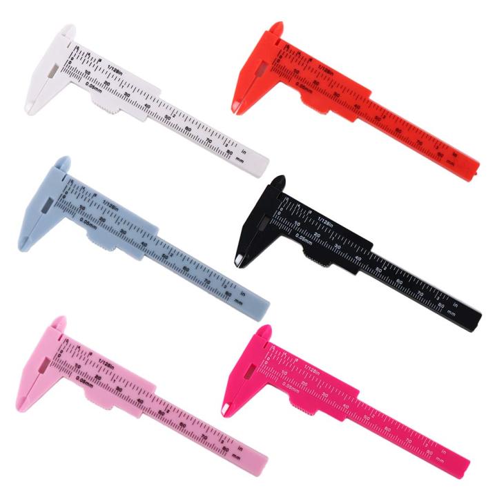 Novice 80mm Sliding Design Makeup Tools Eyebrow Measuring Ruler Thrush ...
