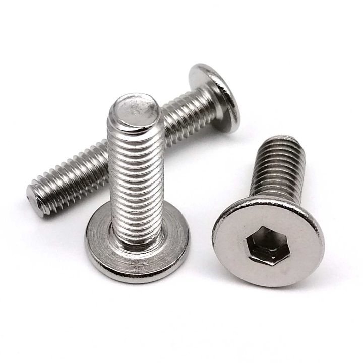 M1.6 To M8 304 A2-70 Stainless Steel Cm Hex Hexagon Socket Allen Ultra Thin Ultrathin Low Short ...