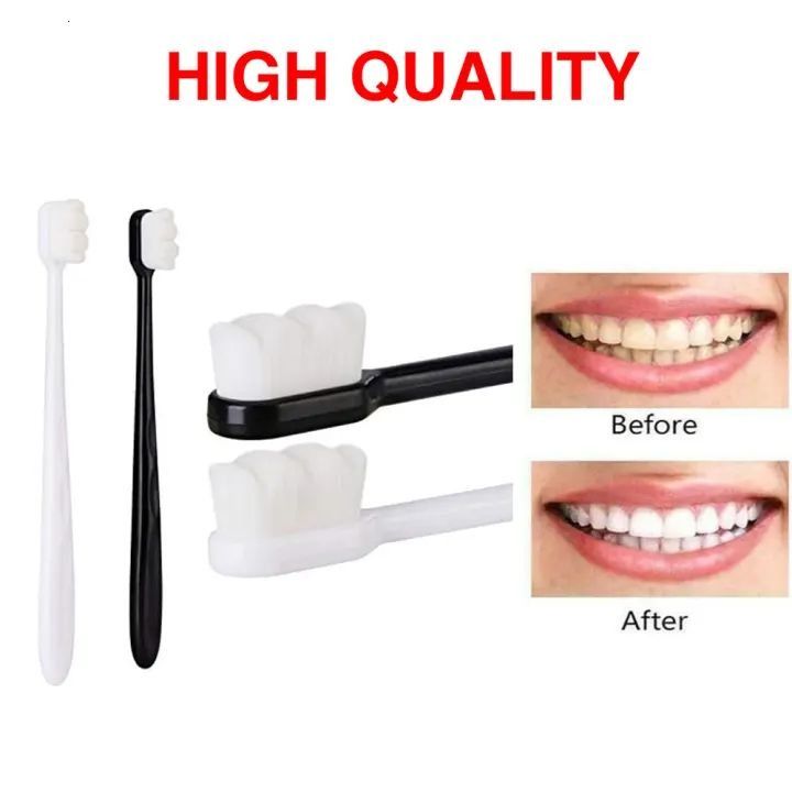 Bristle Micro Nano Toothbrush for Sensitive Teeth and Gums Care Extra ...