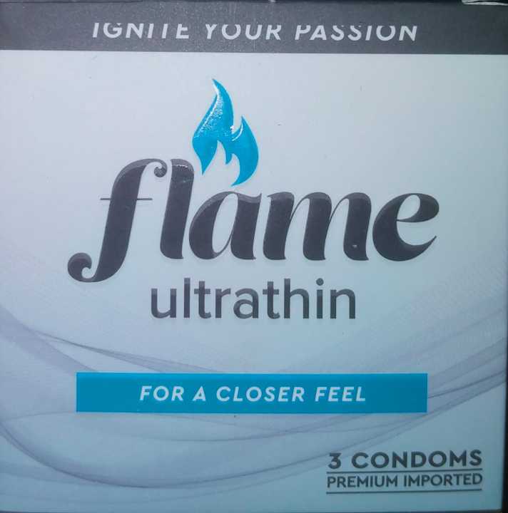 Flame Ultrathin Imported Condom - 03 Pieces in 01 Pack | Daraz.pk