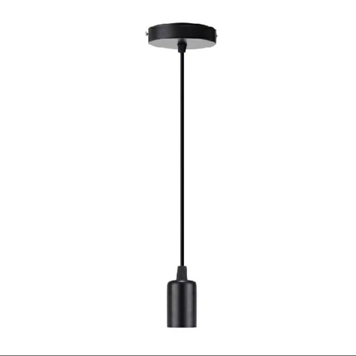 E27 Lamp Base Socket Ceiling Pendant Light Lamp Holder Black Lamp Bases ...
