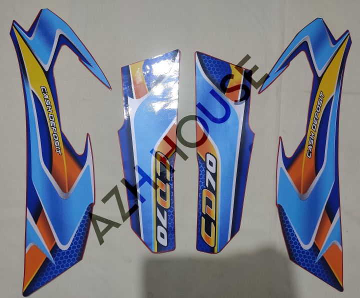 Tanki Tapa Sticker 2026 Model, Honda 70 (COMPLETE SET) | Daraz.pk