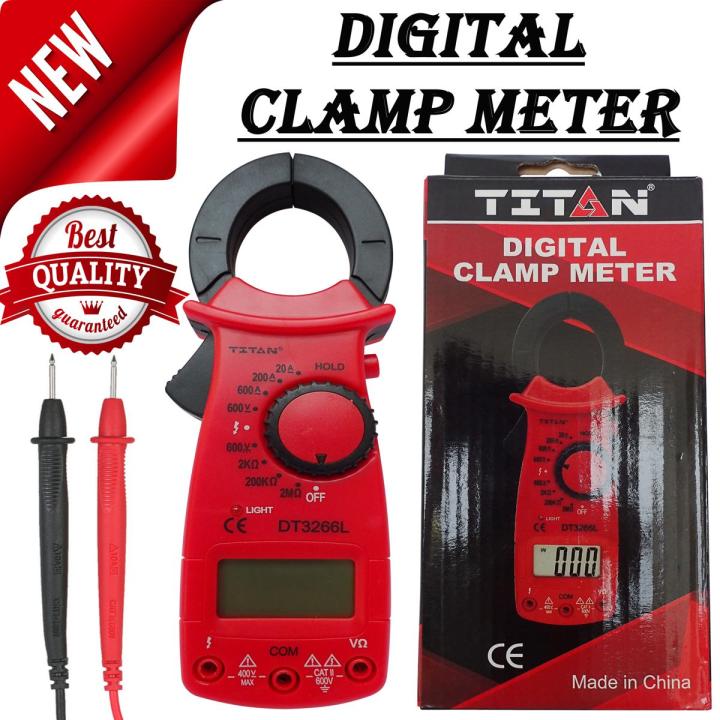 Imported Professional LCD Digital Electronic Clamp Meter Multimeters ...