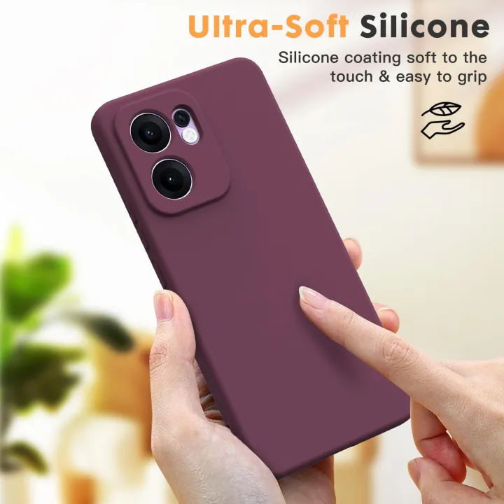 Oppo Reno 14 5G smooth, silky-soft feel with this premium silicone ...
