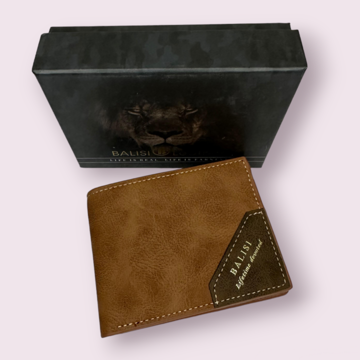 Balisi BL40A Slim Bifold Original Leather Wallet for Men | Daraz.pk