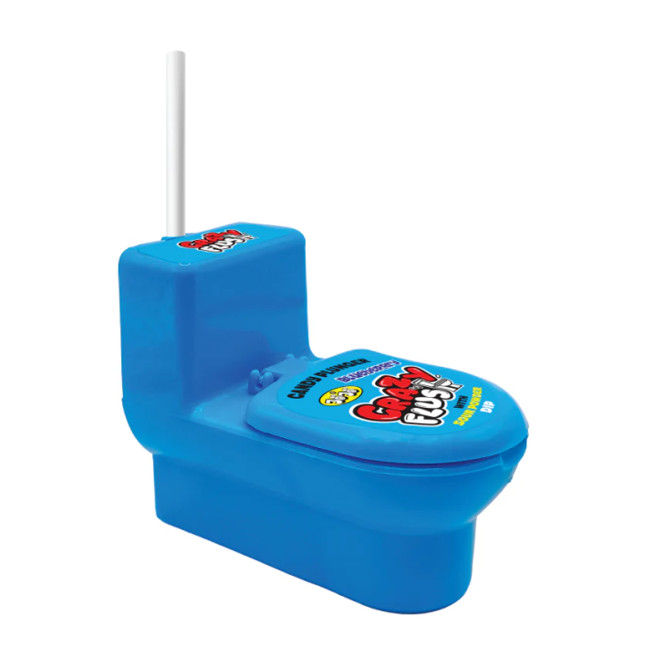 JoJo Crazy Flush Candy Plunger with Sour Sherbet (Blueberry ...