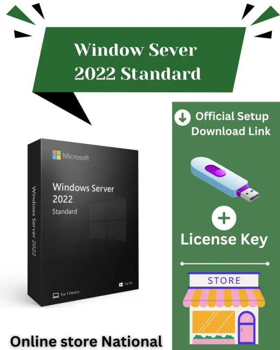 Windows Server 2022 Standard Edition with License Key | Daraz.pk