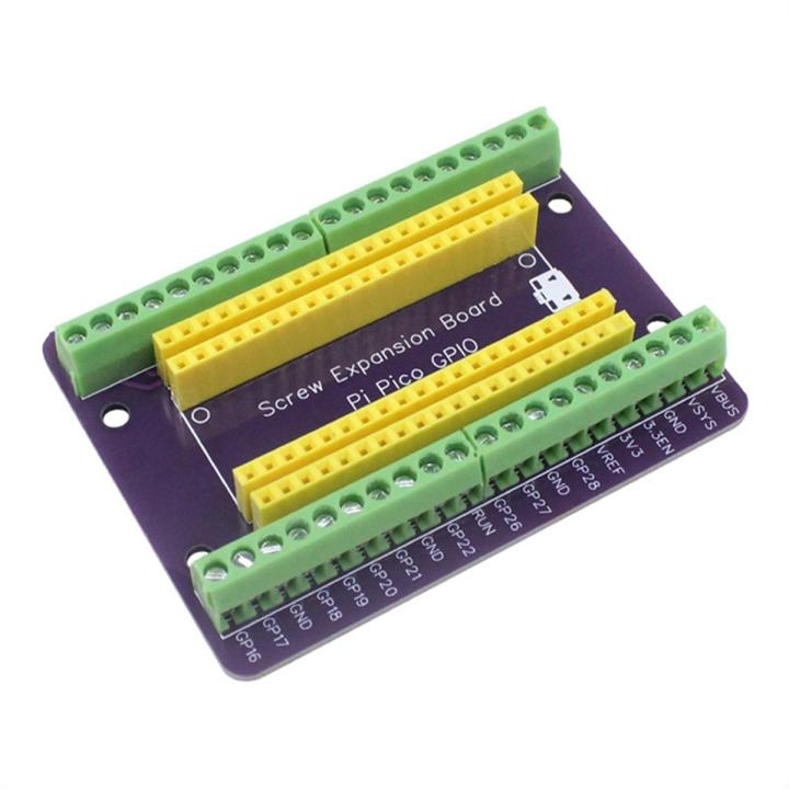 1set For Raspberry Pi Pico Gpio Expansion Board Picow Terminal Gpio Interface Module Onboard
