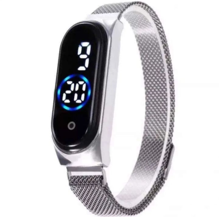 Digital led watch magnet chain for girls and boys | Daraz.pk