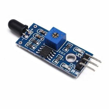 LM393 IR Flame Detection Sensor Module Fire Detector Infrared Receiver ...