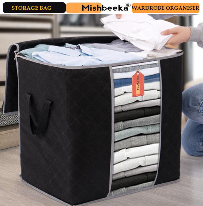 Mishbeeka Portable Storage Bags Organizer, Portable Clothes Storage ...