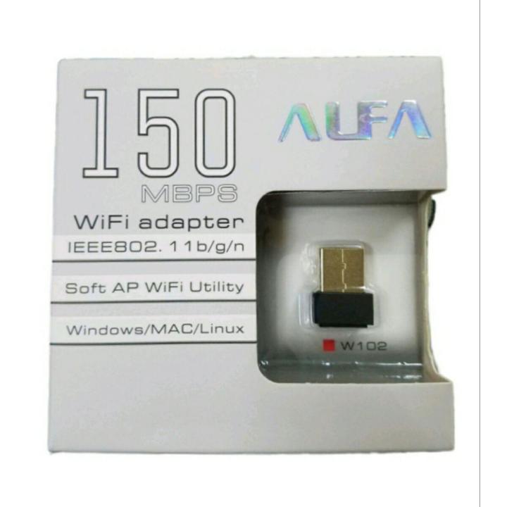 ALFA W102 WIRELESS N ADAPTER 150MBPS (ORIGINAL) | Daraz.pk