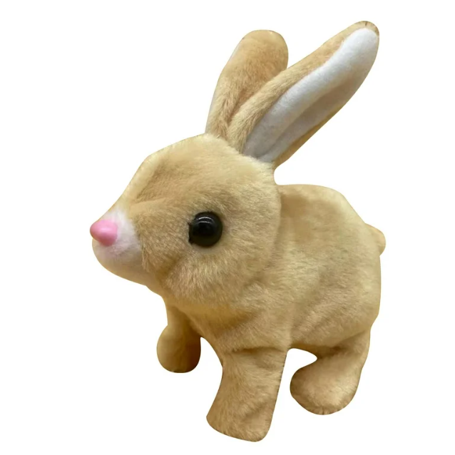 Interactive Walking & Jumping Plush Bunny Robot – Adorable Electric ...