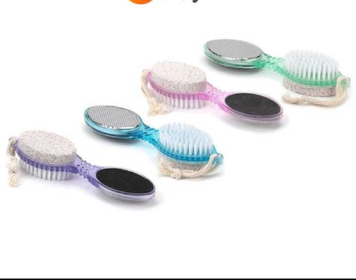 Miss beauty New 4 Step Pedicure Paddle Multi-use Foot Care Brush Pumice ...