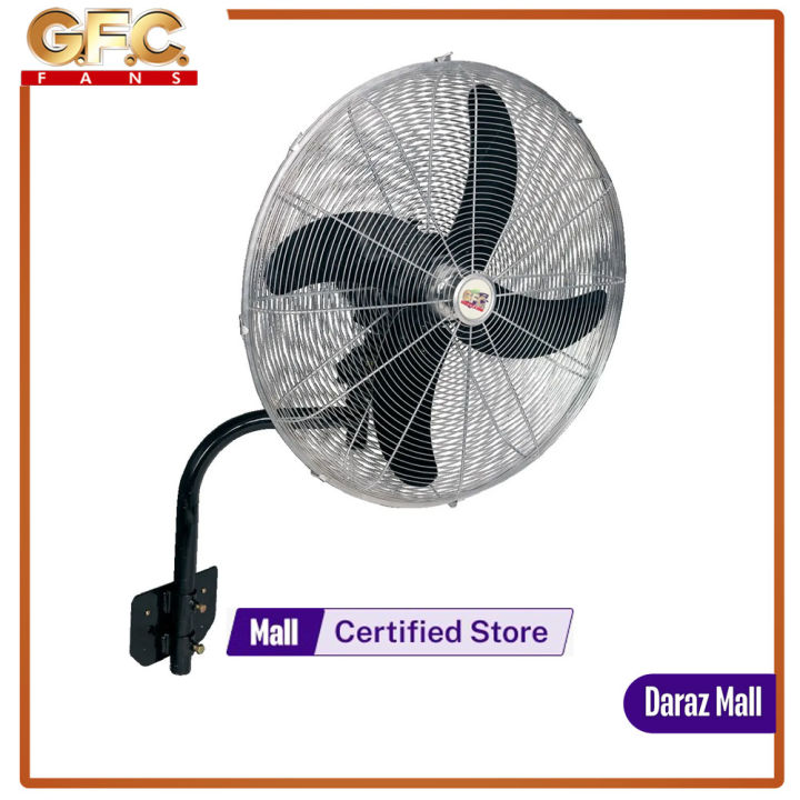GFC Bracket Fan Myga 24 Inch Copper Winding Energy efficient Electrical Steel Sheet and 99.9% ...