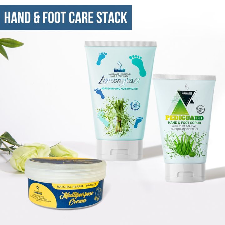 SilverSea Hand and Foot Treatment Kit Pack of 3: Hand Foot Repairing ...
