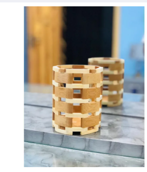 Wooden Spoon Stand /Hand Made Wood Spoon Stand/Rack , Holder Round ...