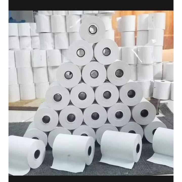 Pack of 5-POS Thermal paper roll, imported receipt printer roll, 80mm ...