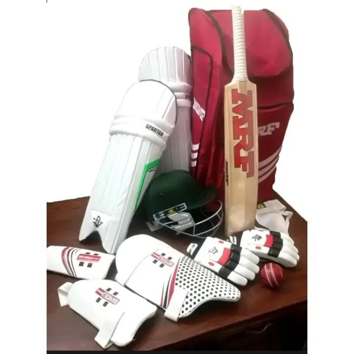 MRF Hard Ball Cricket Kit for (up to 18 years old) Youngsters - Set of ...