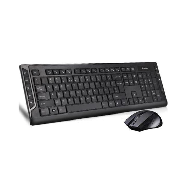A4TECH WIRELESS DESKTOP KEYBOARD+MOUSE SETS (6300F) | Daraz.pk